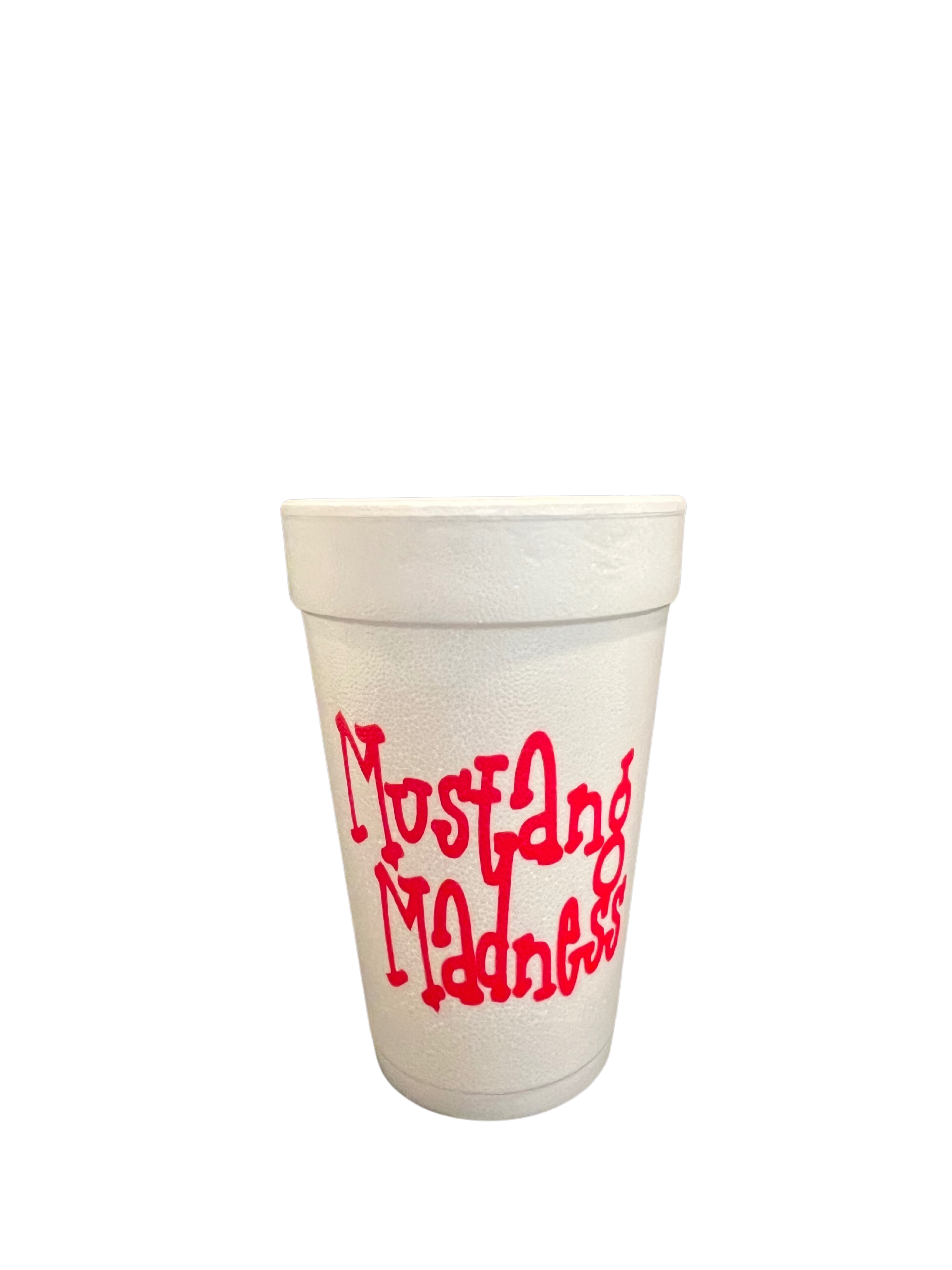 SMU Mustang Madness Tailgating Styrofoam Cups - SMU Tailgating Cups ...
