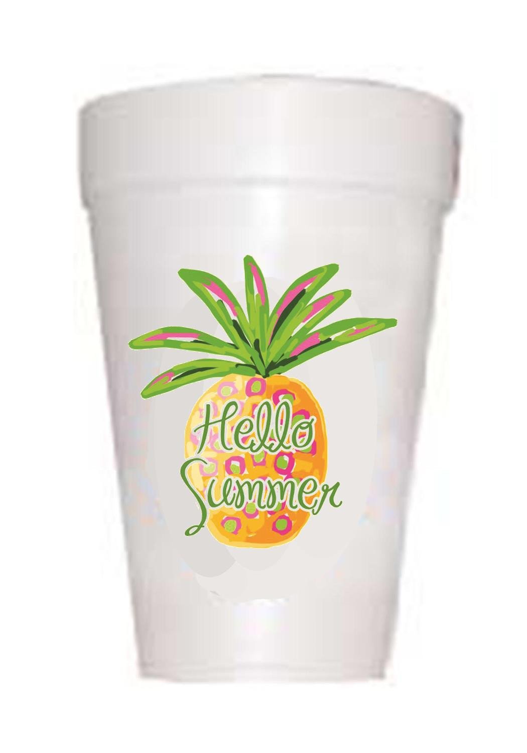 Hello Summer Party Cups – Preppy Mama
