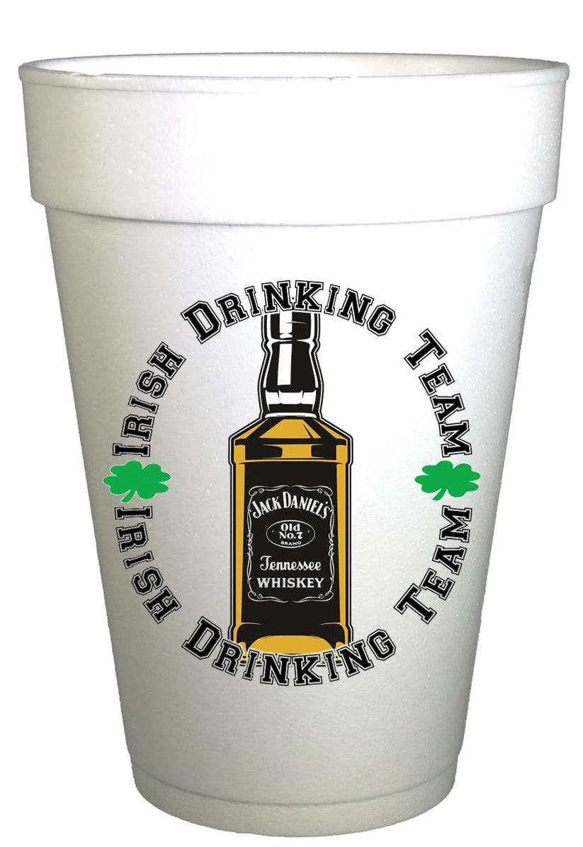 St Patricks Day Irish Drinking Team St. Patricks Day Party Cups- 10ea ...