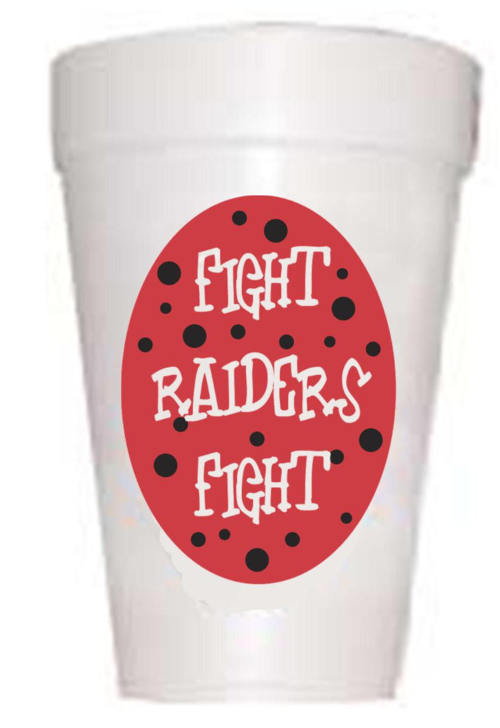 Texas Tech Raiders Fight Styrofoam Cups-Texas Tailgating Cups – Preppy Mama